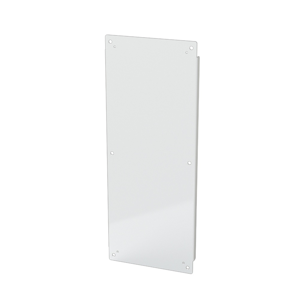 Enclosure Sub-Panel, 33" H x 13" W, Carbon Steel, Powder Coat White ...